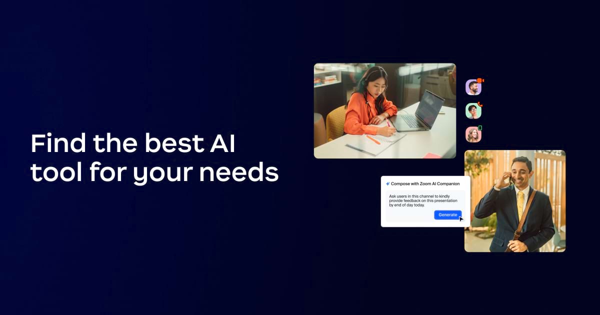 Find the best AI tool for you | Zoom
